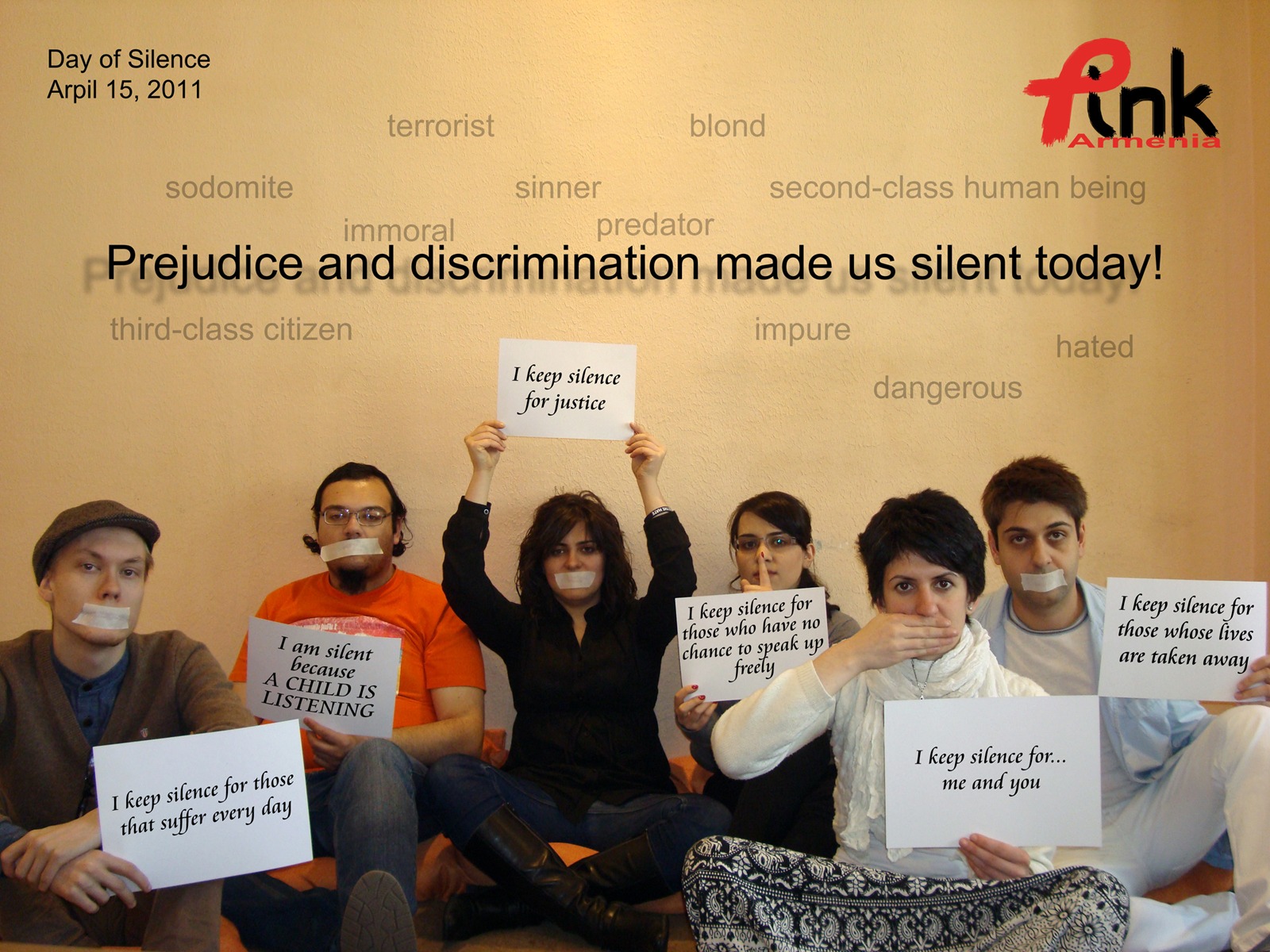 We keep silence | Pink Armenia